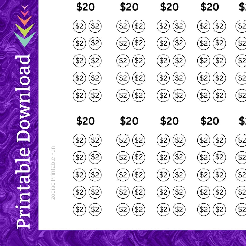 Moving Planner Money Saving Challenge Printable for Moving - Etsy