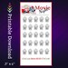 A6 Night Out Savings Challenge Printable for Family Entertainment Money ...