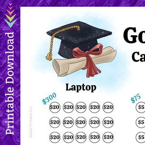 College Planner Savings Challenge Printable for Dorm Room Essentials Money Saving Fund for ...