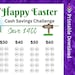 Easter Saving Challenge Printable for Easter Basket Easter Egg Hunt for ...