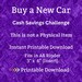A6 New Car Savings Challenge Printable for First Car Money - Etsy