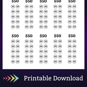 Gardening Savings Challenge Printable for Yard Maintenance Money Saving ...