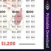Save Money for Christmas Challenge Printable for Holiday Countdown Cash ...