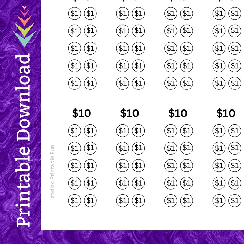 Hair Salon Savings Challenge Printable for Women Hair Care for - Etsy