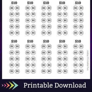 Bowling Night Savings Challenge Printable for Family Game Night Out ...