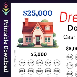 Home Down Payment Savings Challenge Printable for Homeowner Money ...