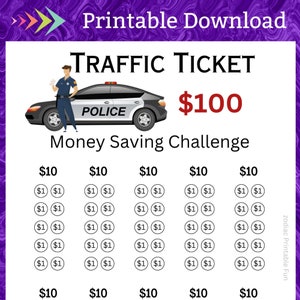 Driving Citation Savings Challenge Printable Automobile Driver ...