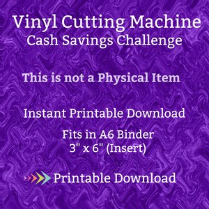 A6 Paper Cutter Savings Challenge Printable for Hobby Craft Design ...