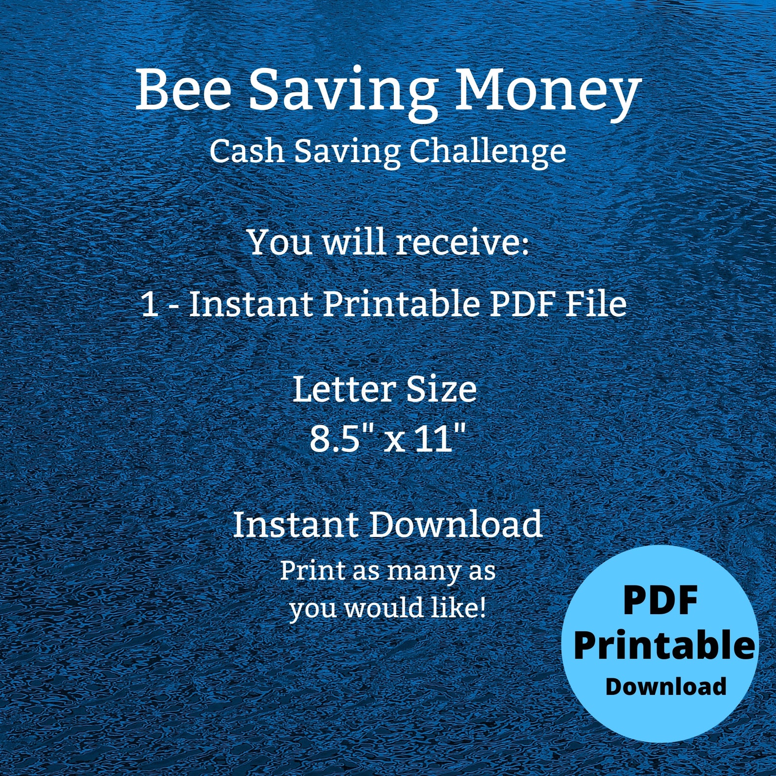 Honey Comb Saving Challenge Printable Cash Savings - Etsy