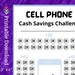 Smartphone Savings Challenge A6 Mini Budget Binder Insert Printable for ...