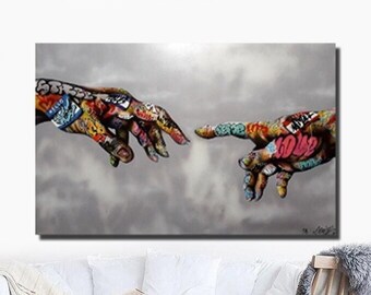 Creation of Adam Graffiti - Etsy