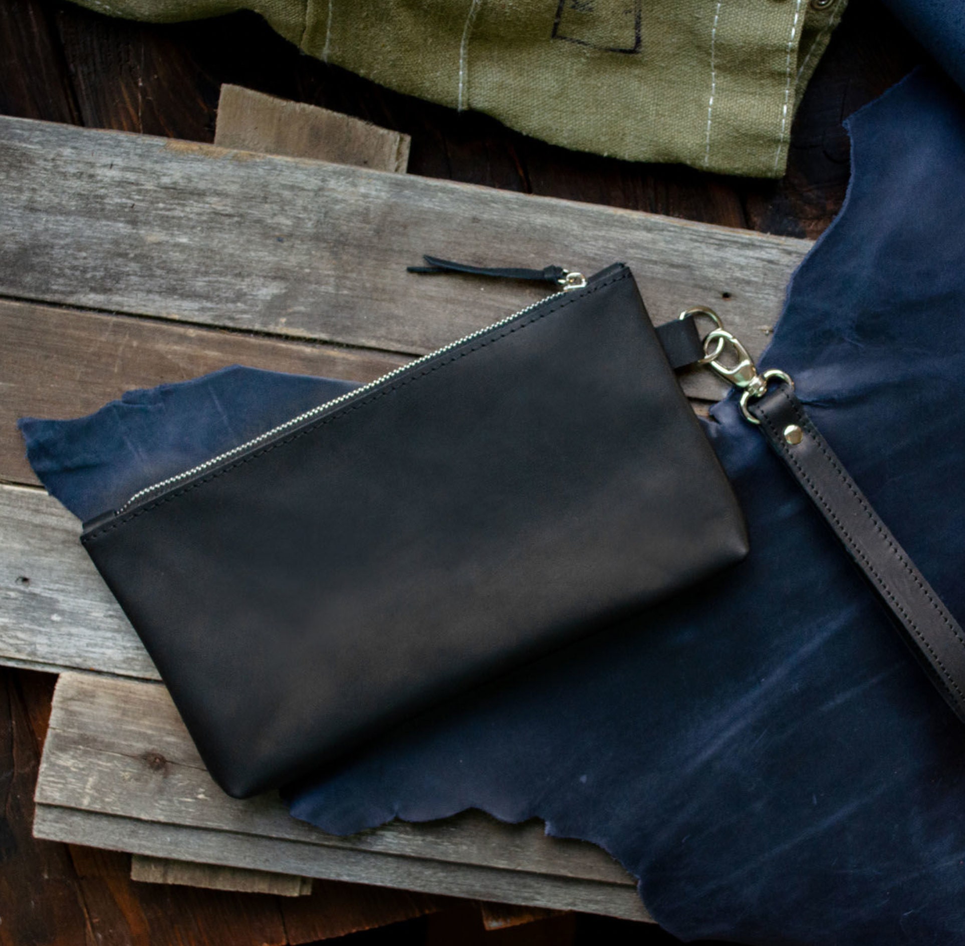 Men Clutch Bag,men Clutch Wallet,leather Wristlet Wallet,iphone ...