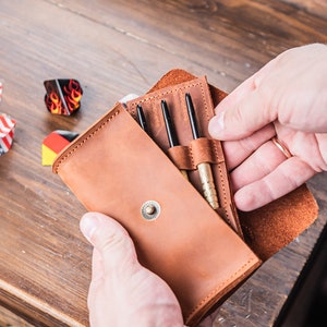Leather Dart Case,leather Dart Wallet,personalized Dart Wallet,darts ...