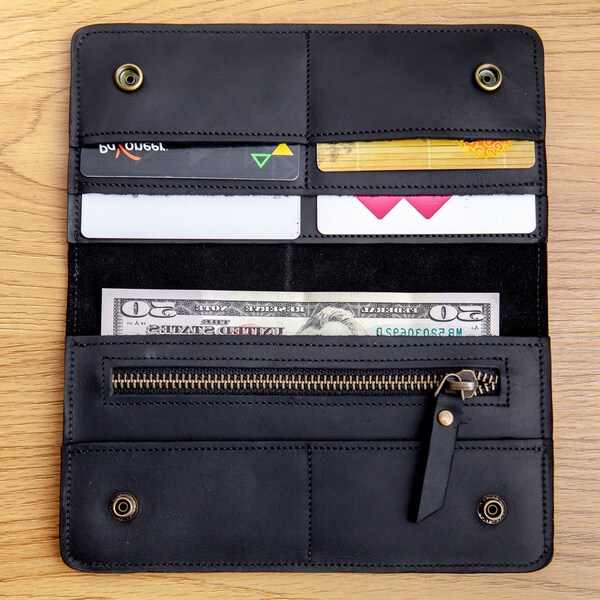 Long Wallets for Mens - Etsy