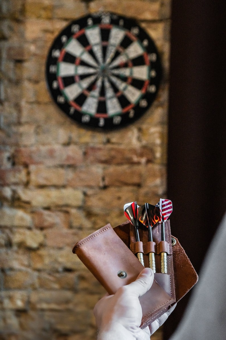 Leather Dart Case,leather Dart Wallet,personalized Dart Wallet,darts ...