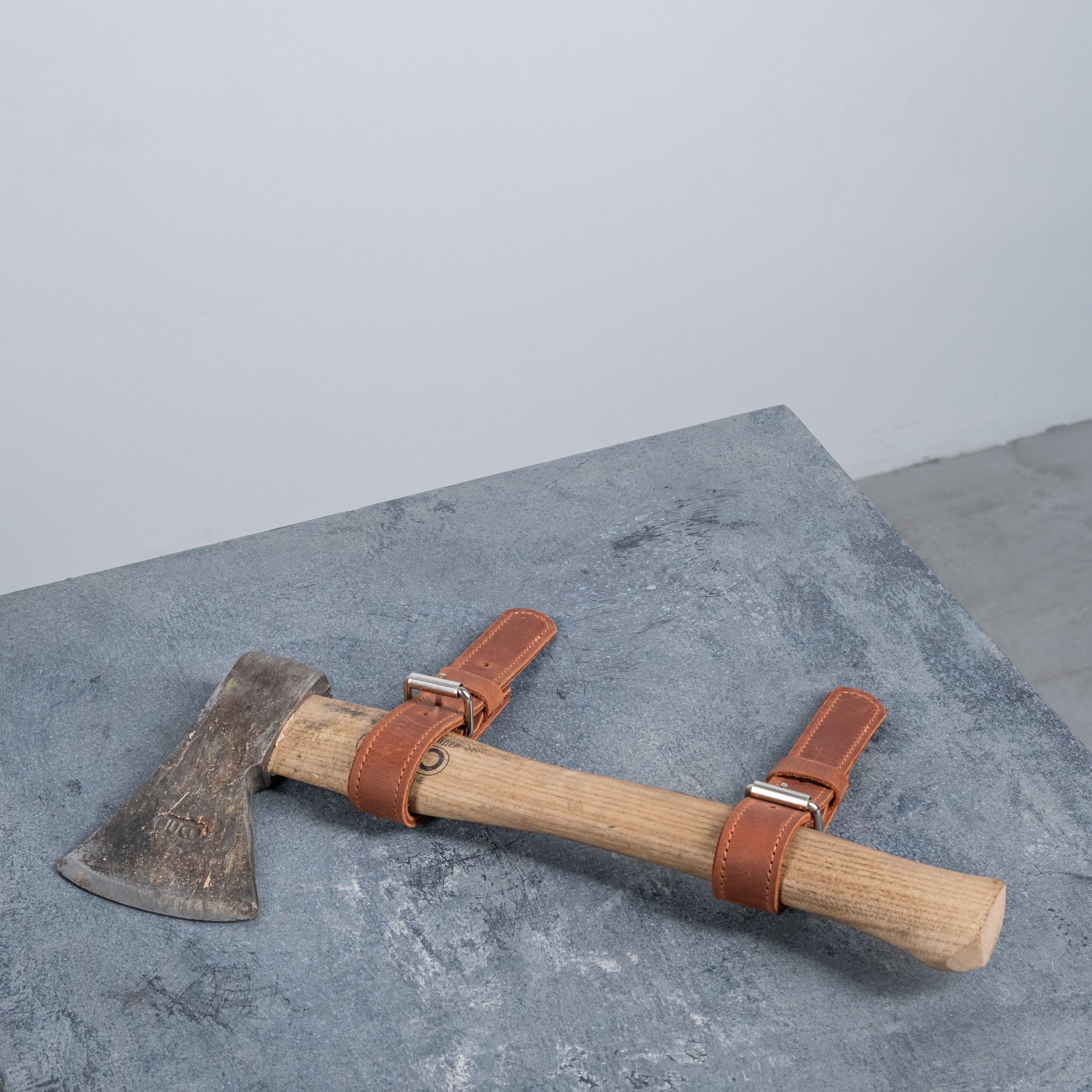 Leather Axe Straps, Hanger Axe Straps, Leather Axe Holder, Wall Straps ...