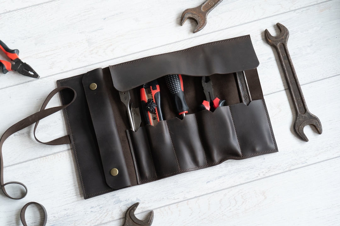 Tool Roll for Wrenches,leather Tool Roll,tool Bag for Men,leather Tool ...