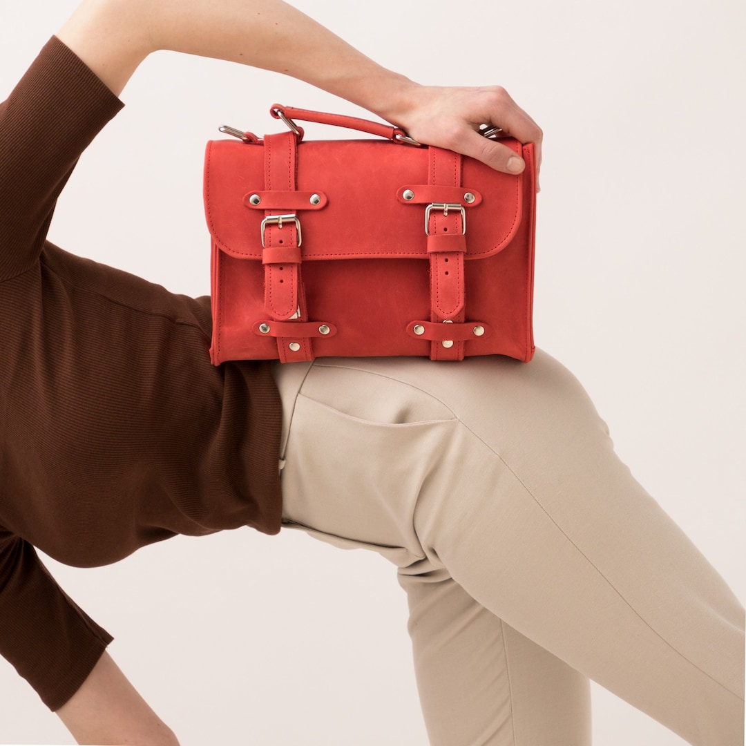 Leather Satchel Crossbody Small Bag, Leather Satchel Handbag Women ...