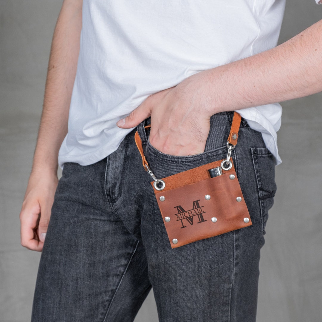 EDC Belt Pouch, EDC Belt Sheath, Custom Edc Pouch for Belt, Leather Edc ...