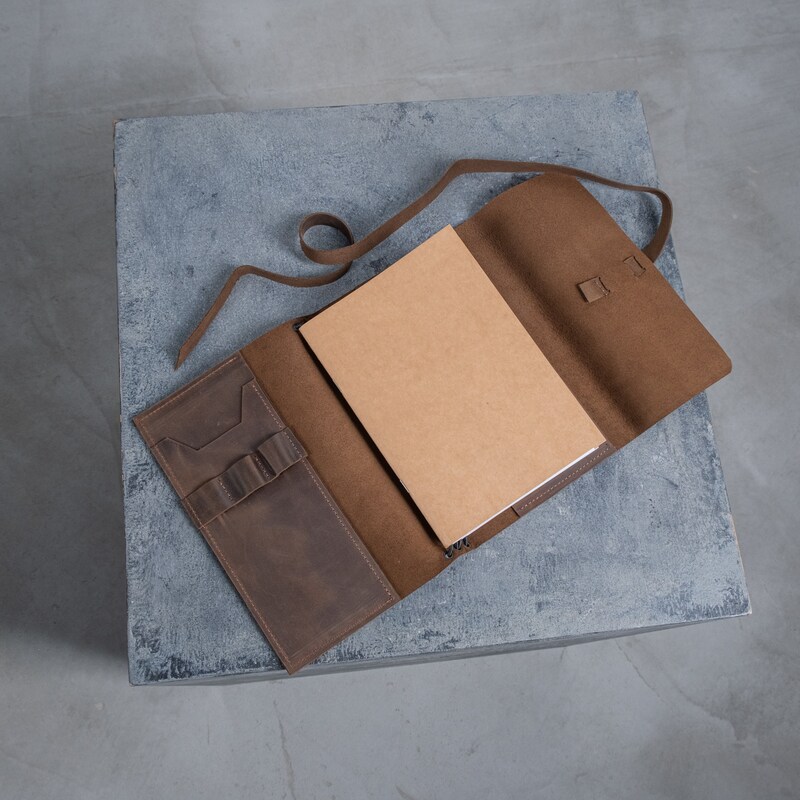 Leather Bound Notebook - Etsy