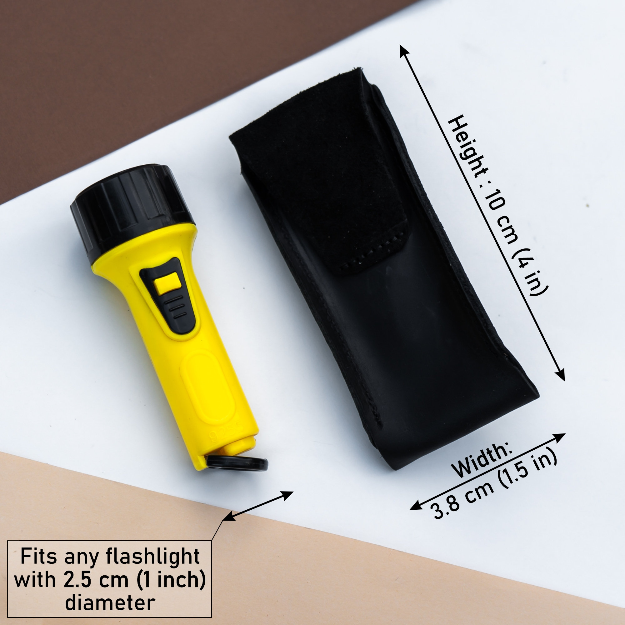 Leather Flashlight Holsterflashlight Belt Carrierleather - Etsy