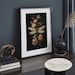 Dragonfly With Florals / Cottagecore Print, Moody Wall Art, Dark ...