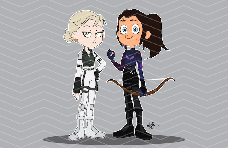 Bishova & Lumity Fusion: Marvel X the Owl House Digital Art Mashup Kate ...