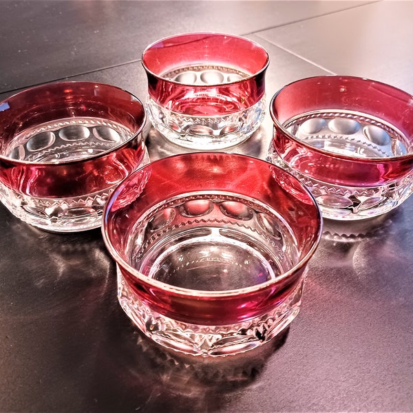 Ruby Flash Glass - Etsy