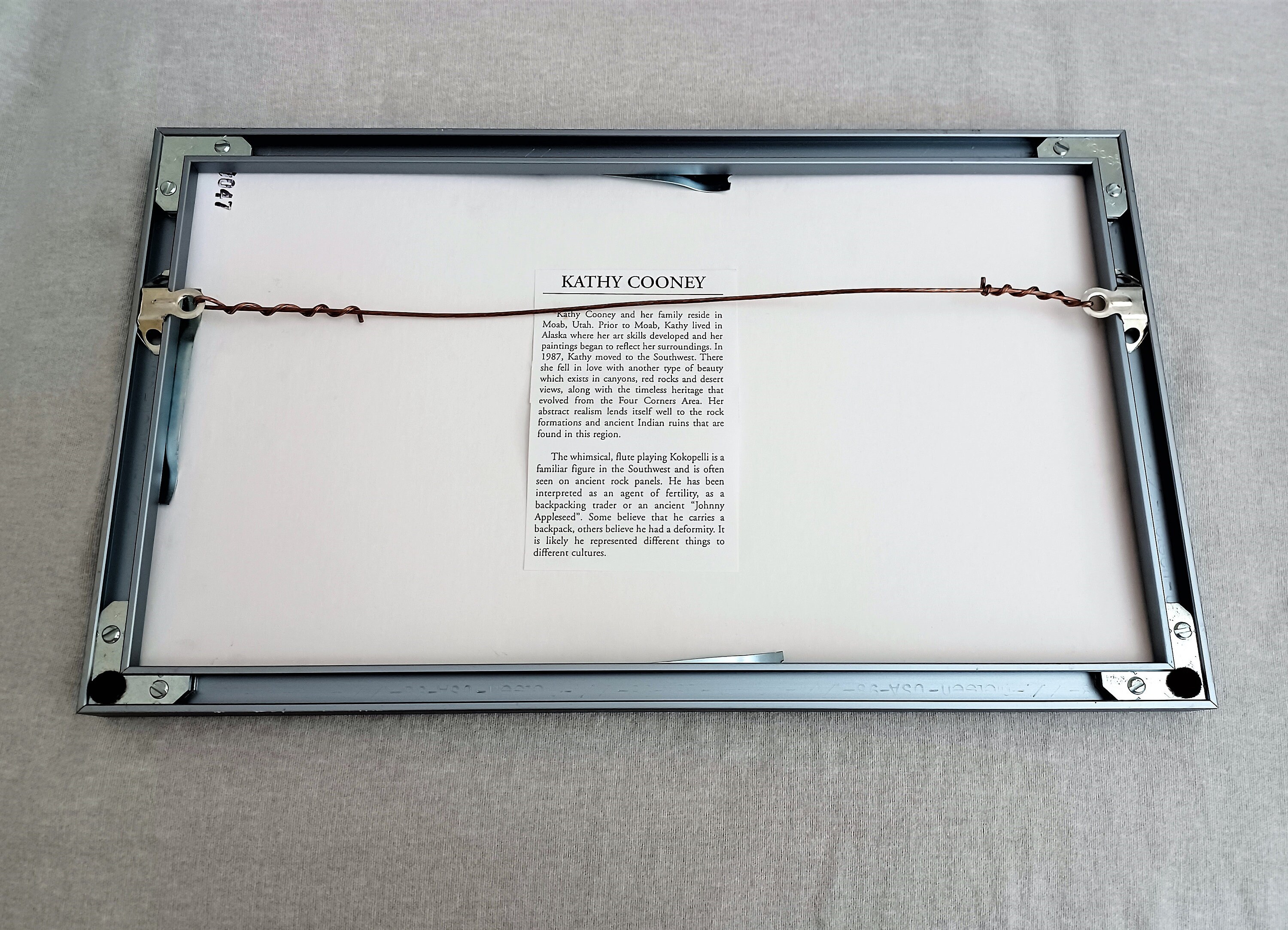 Kathy Cooney Dual Watercolor Prints Signed & Framed Delicate Arch ...