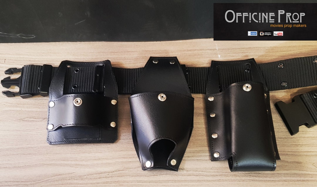 Ghostbusters Black Military Belt Gizmo Radio Pke Holster Gb2 - Etsy
