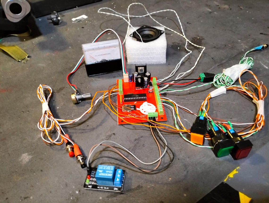 Ghostbusters Ecto Containment Unit Lights and Sounds Kit - Etsy