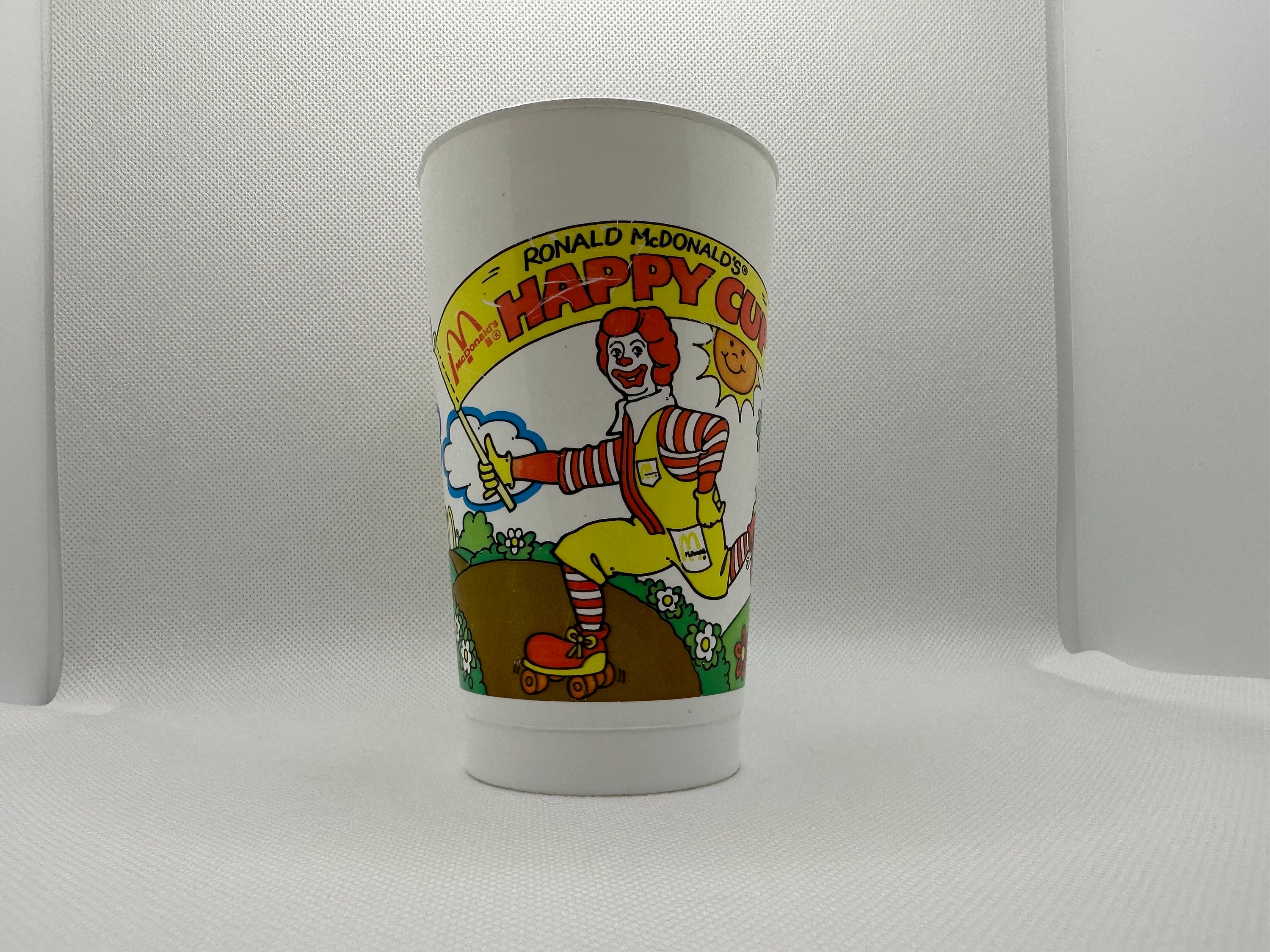 Vintage Mcdonalds Ronald Mcdonalds Happy Cup Plastic Drinking Cup 1980s ...
