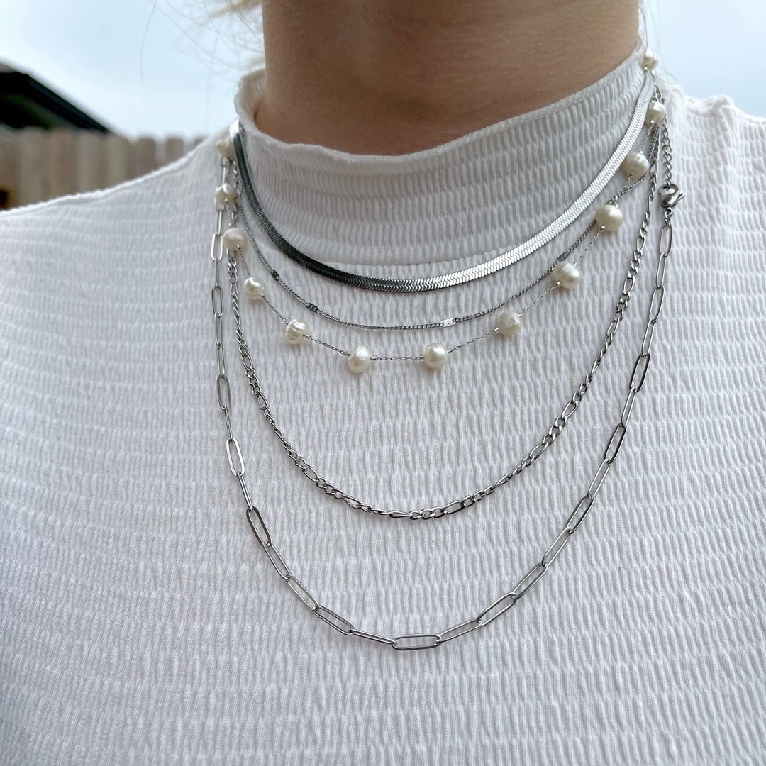 Waterproof Stainless Steel Men's Chain Necklace Best Friend Gift for ...