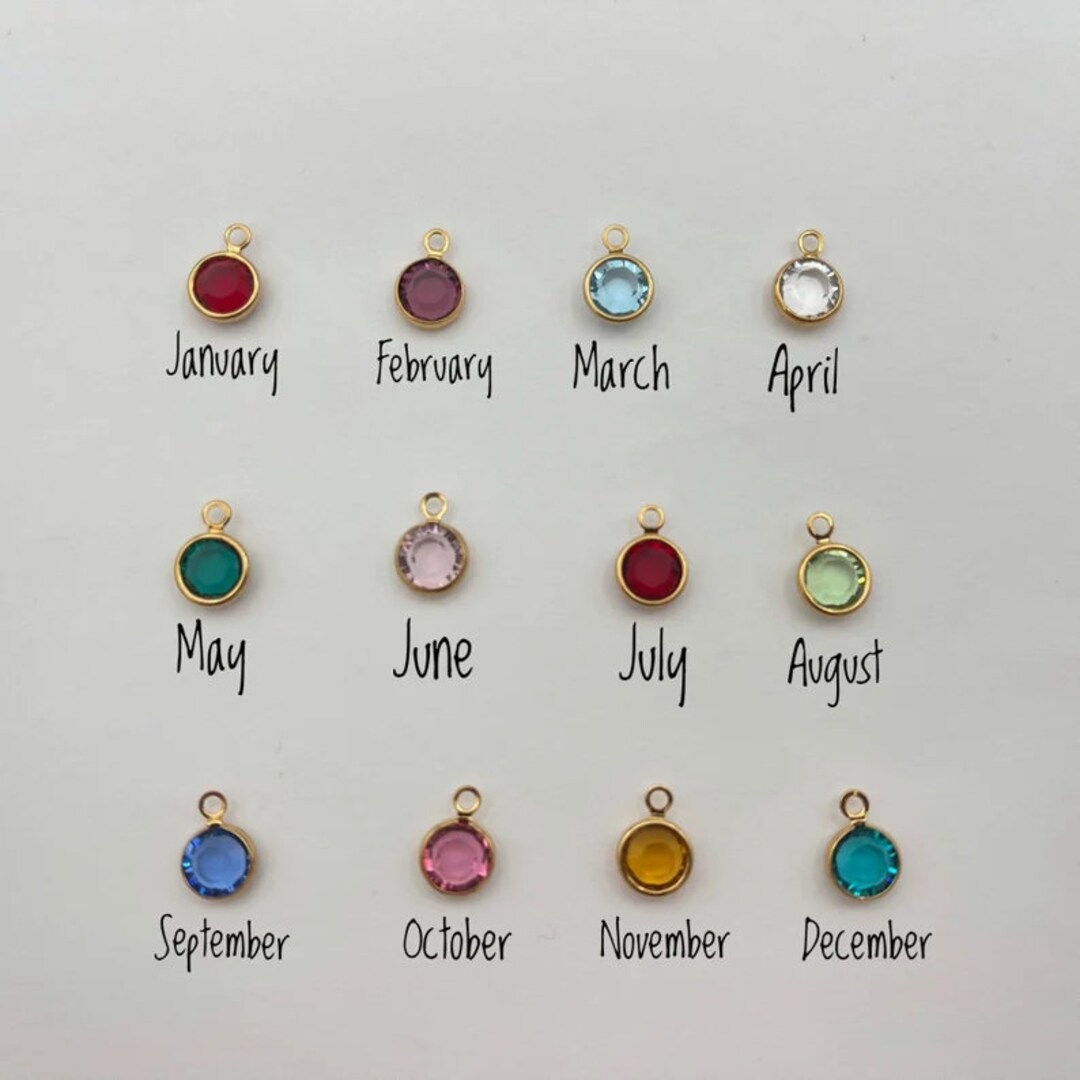 BIRTHSTONE ADD-ON - Etsy