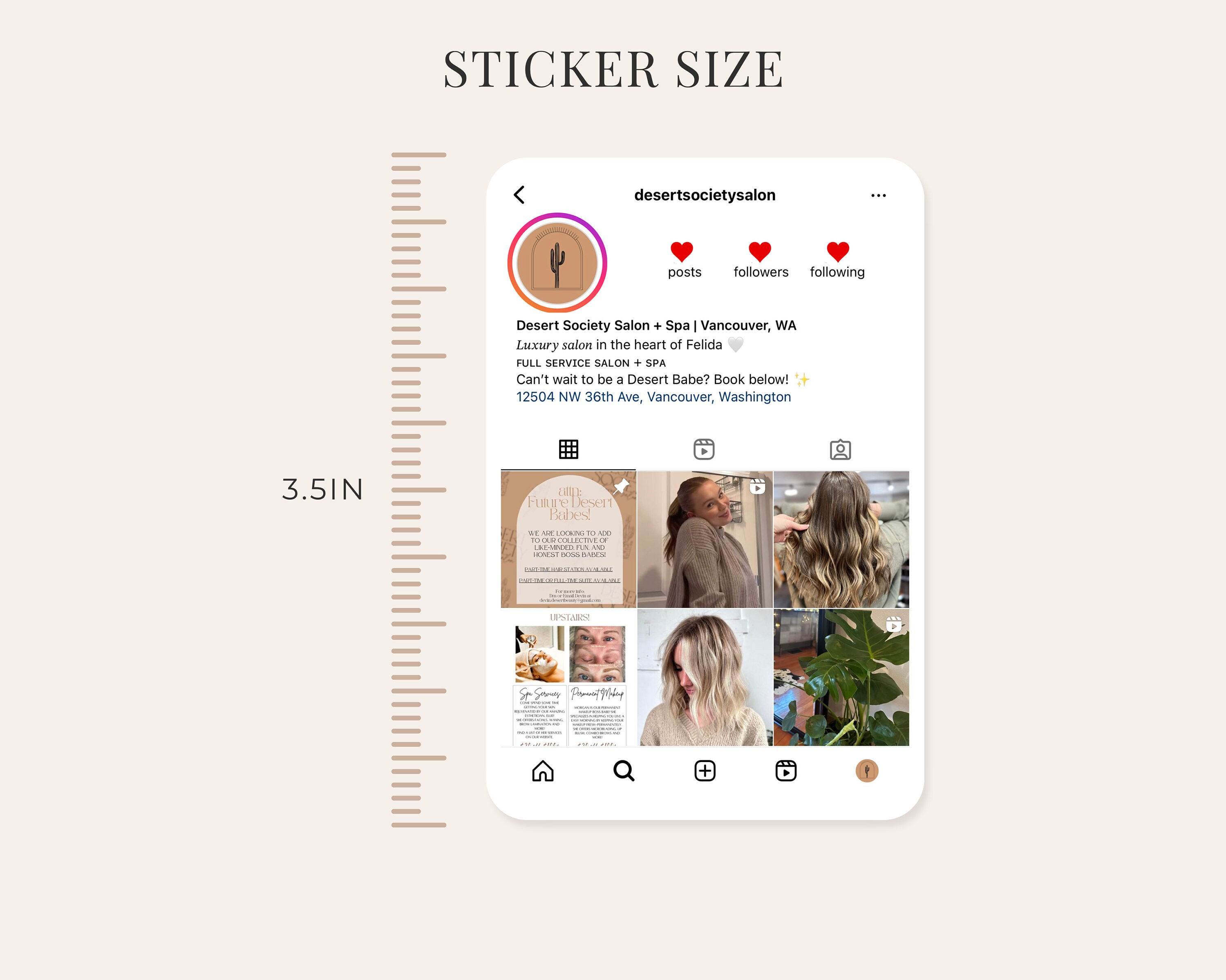 Custom Instagram Stickers, Instagram Decal, Social Media Sticker ...