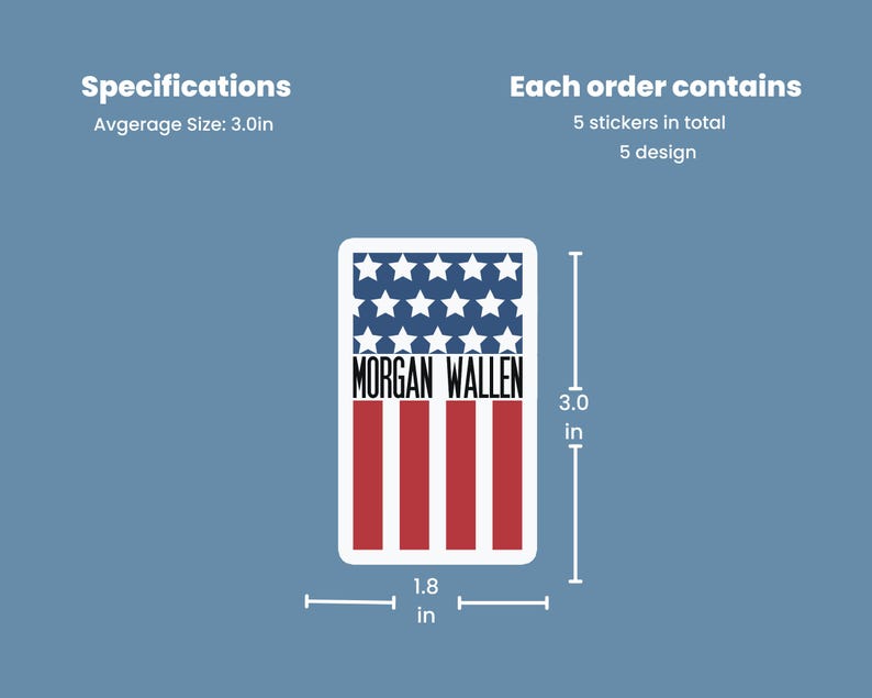 Morgan Wallen Sticker Pack, Morgan Wallen and Post Malone BFF Sticker ...