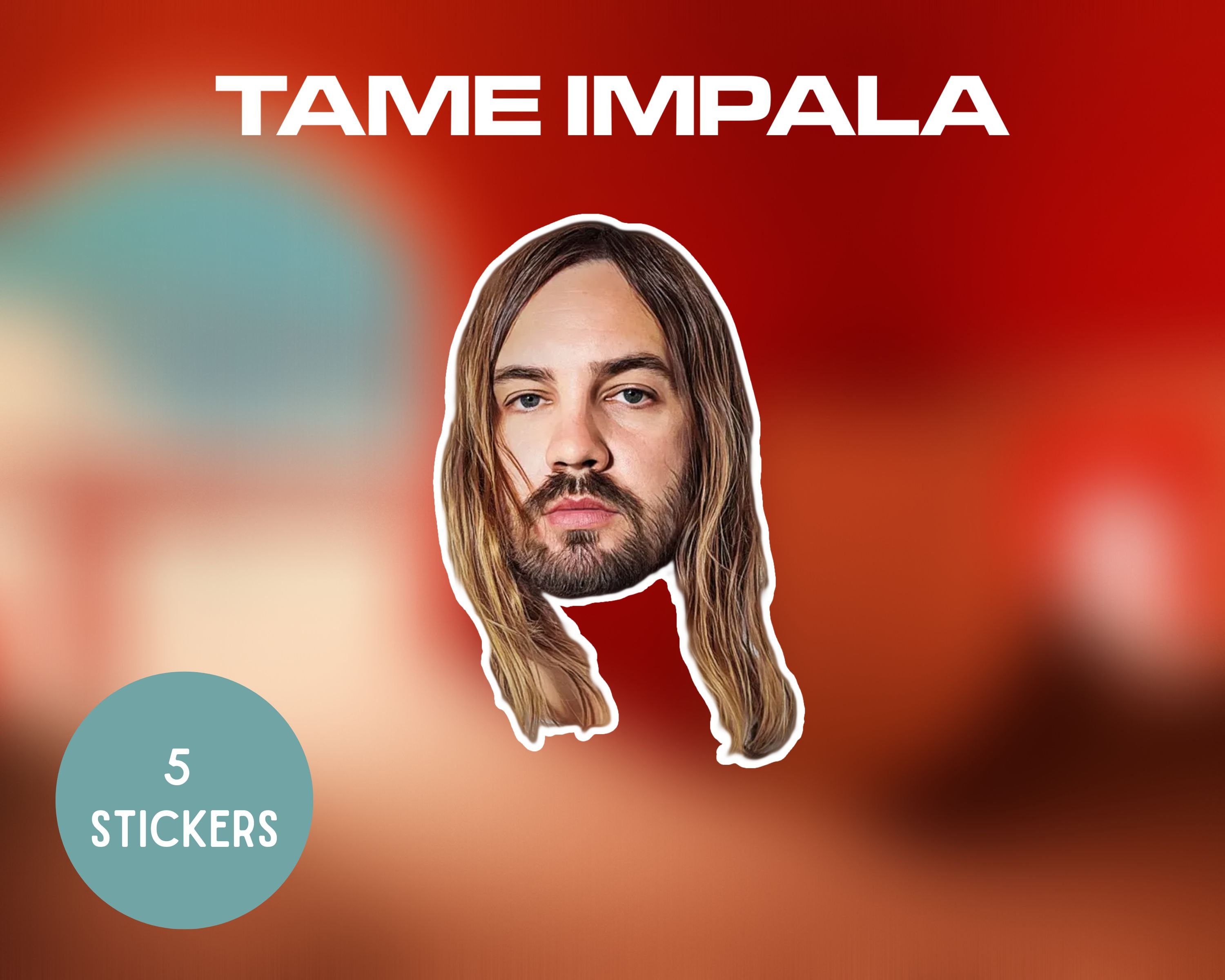 Tame Impala Stickers, Kevin Parker Sticker, Tame Impala Merch, Currents ...