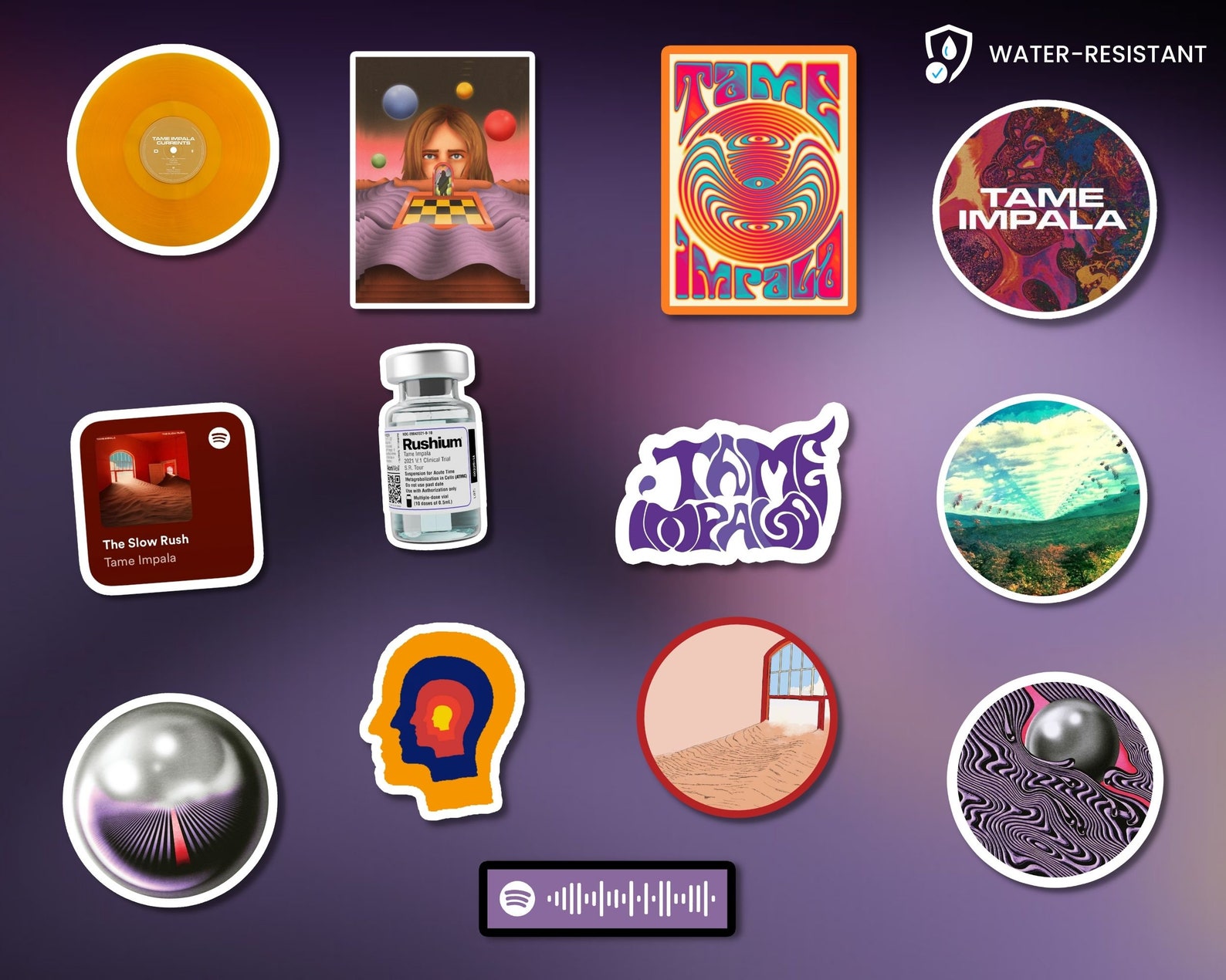 Tame Impala Stickers Tame Impala Currents Stickers Tame - Etsy