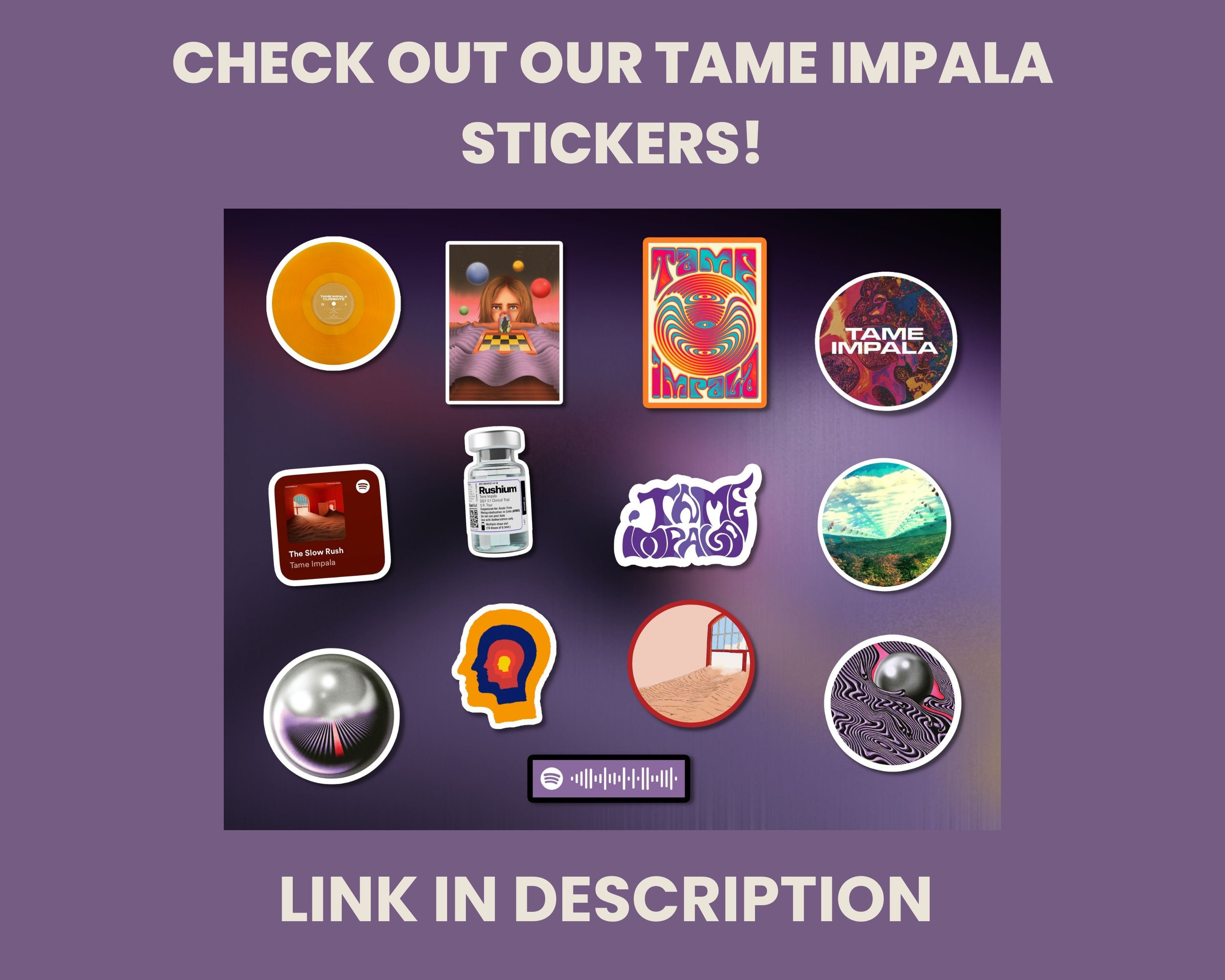 Tame Impala Stickers Kevin Parker Sticker Tame Impala Merch - Etsy
