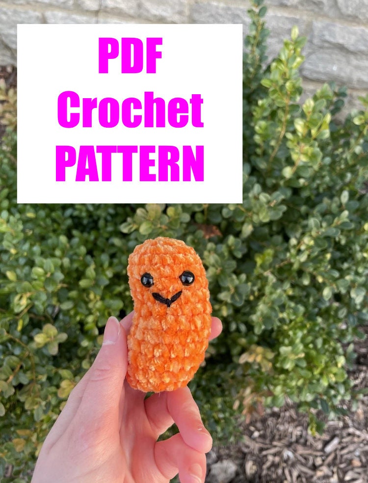 2 Crochet Patterns/crochet Peanut Pattern/ Cheese Doodle Crochet ...
