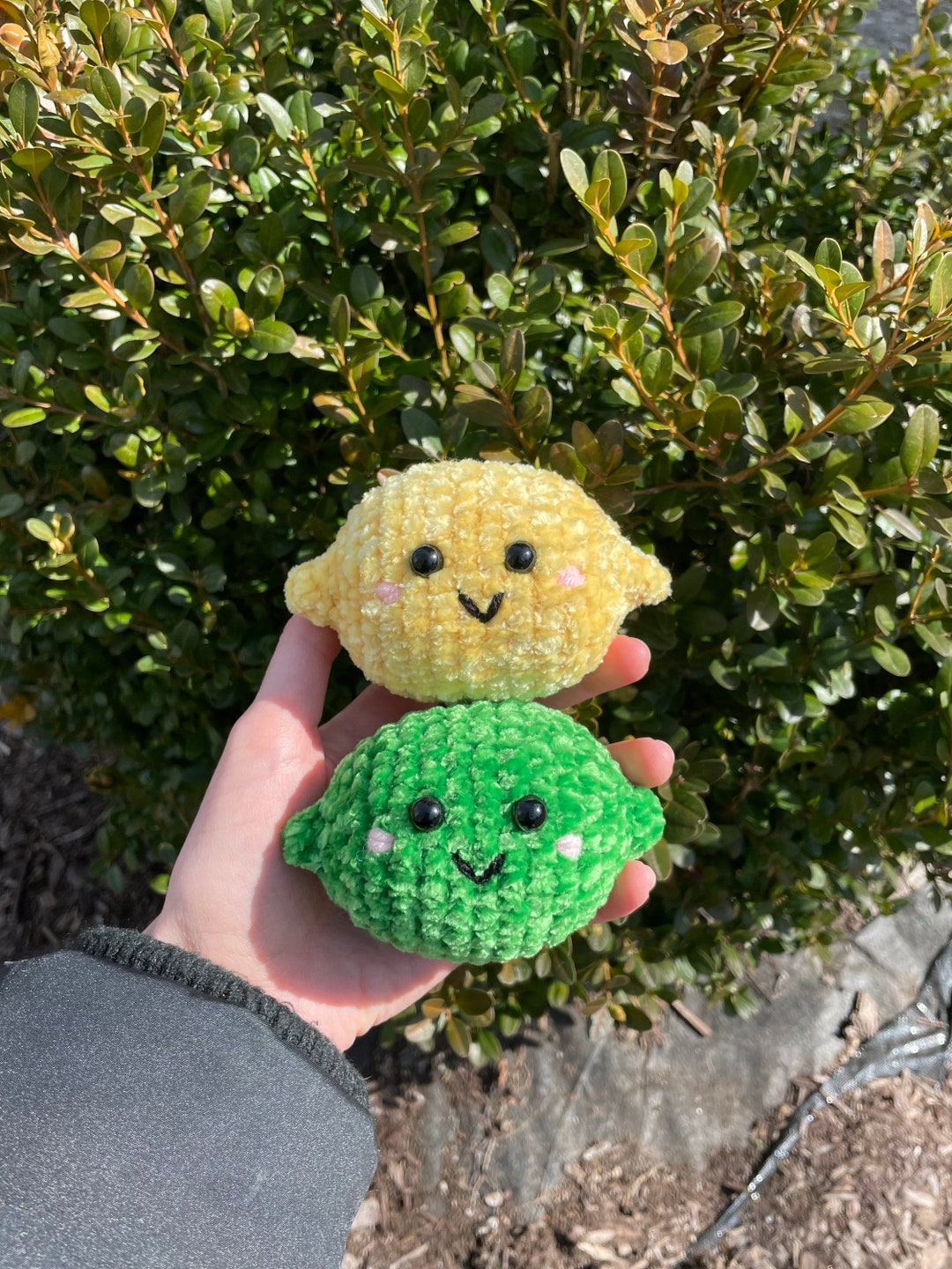 Lemon Lime Crochet Plushies - Etsy
