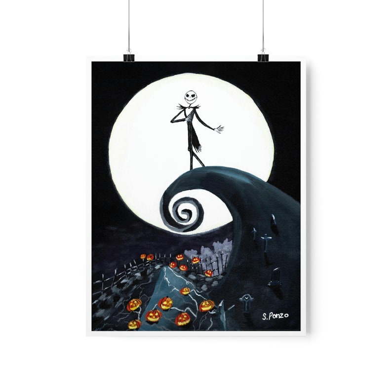 The Nightmare Before Christmas Poster Digital Print Wall - Etsy