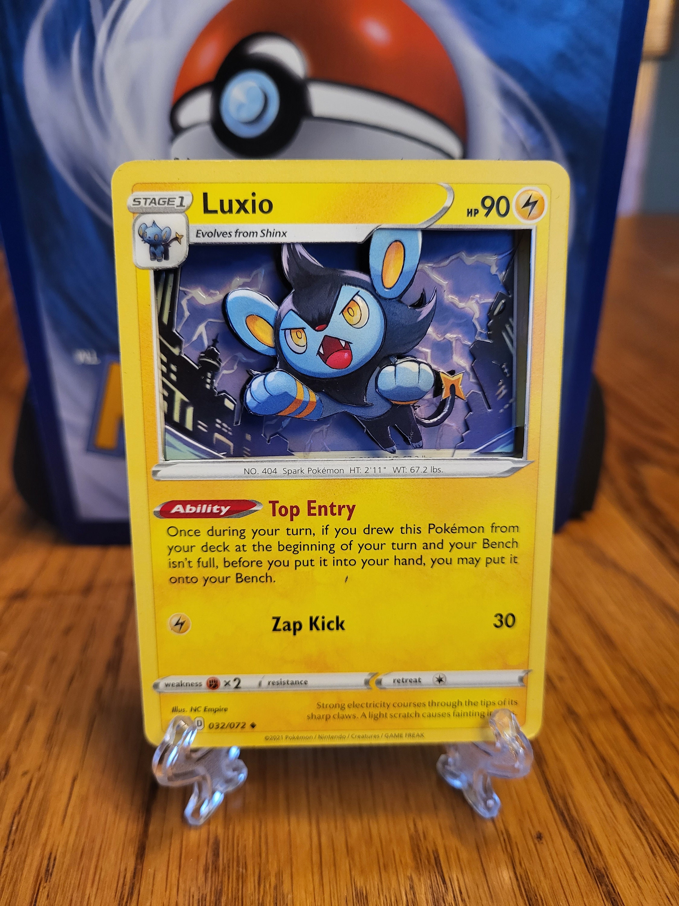 Luxio Pokemon Card