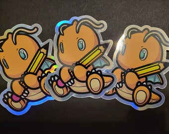 Shiny Dragonite Vinyl Sticker - Etsy