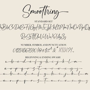 Smoothing - Script Font, Website Font, Beautiful Font, Handwritten Font, Signature Font ...