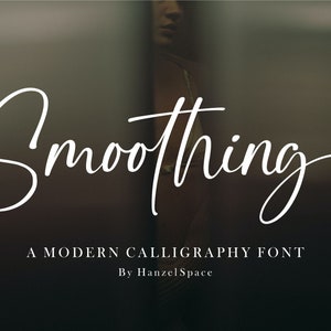 Smoothing - Script Font, Website Font, Beautiful Font, Handwritten Font, Signature Font ...