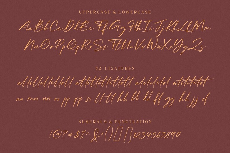 Modern Calligraphy, Wedding Font, Handwritten Script, Branding Font ...