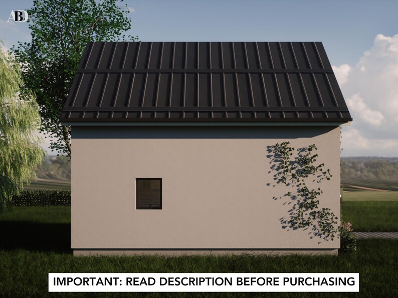 18x25 House Plans 2 Bedroom 1 Bath Two Storey House Small Cabin Home ...