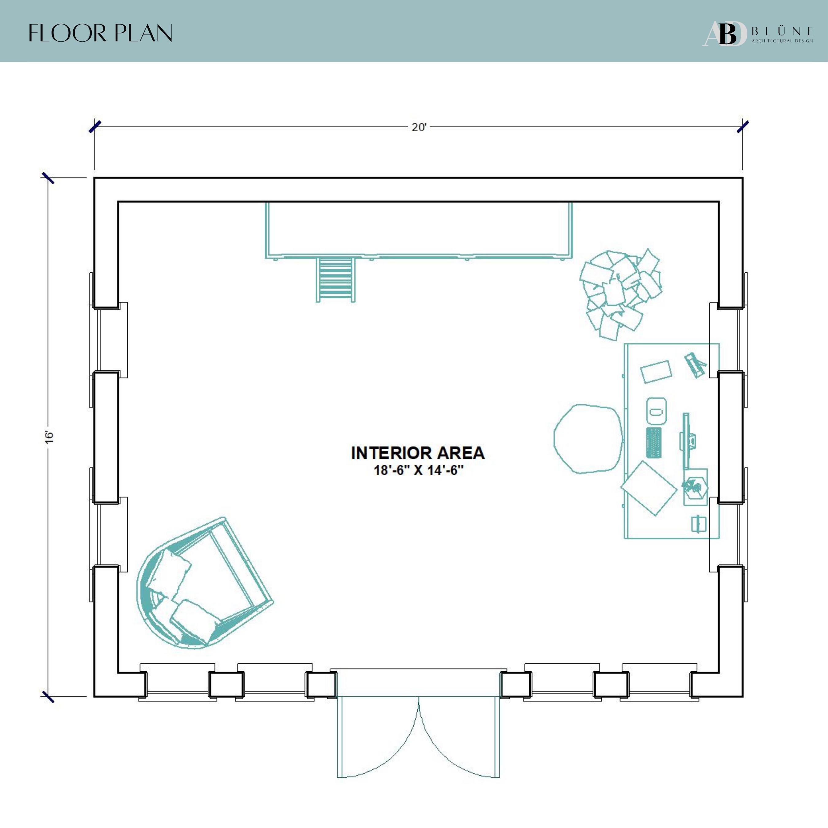 16x20 Shed Plans With Material List, Guest House, Studio, She Shed ...
