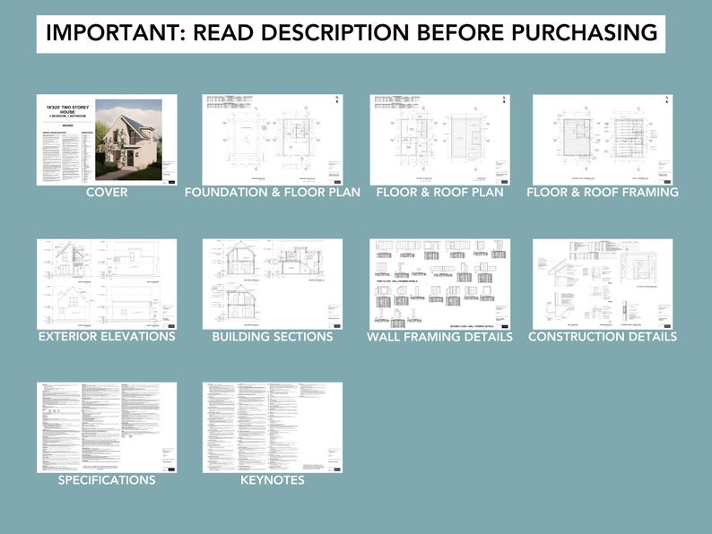 18x25 House Plans 2 Bedroom 1 Bath Two Storey House Small Cabin Home ...